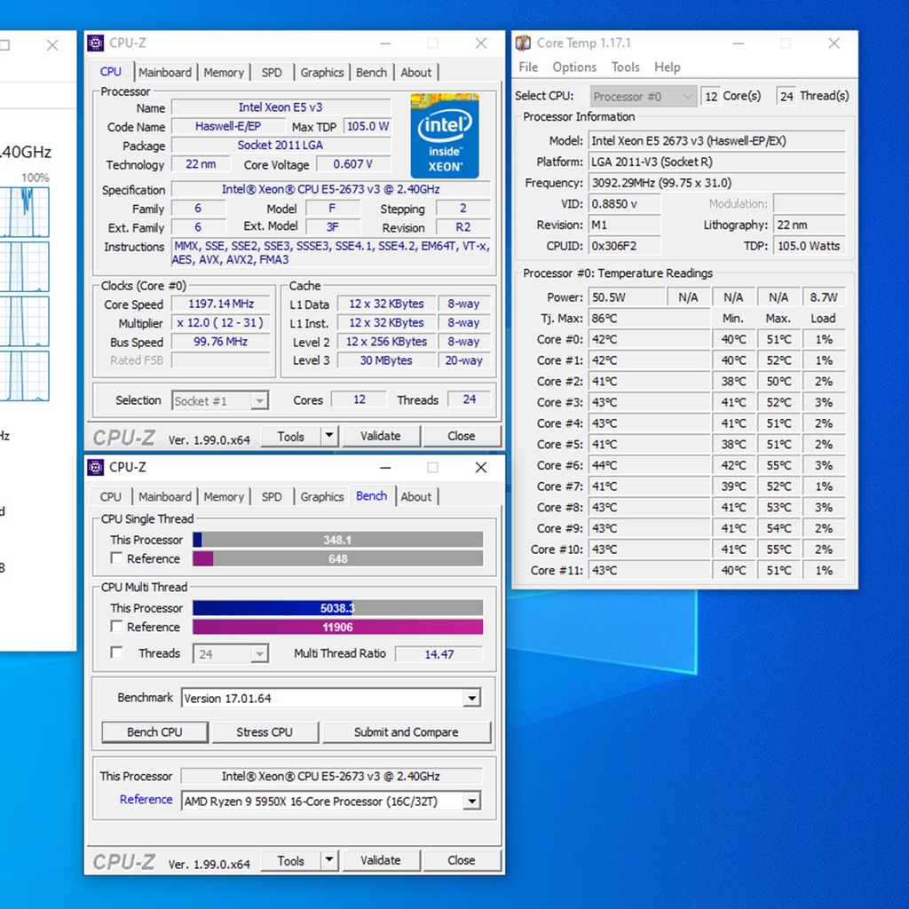 เมนบอร์ด X99 พร้อม CPU สำหรับประกอบเครื่อง X99 LGA 2011-3 Xeon E5 ...