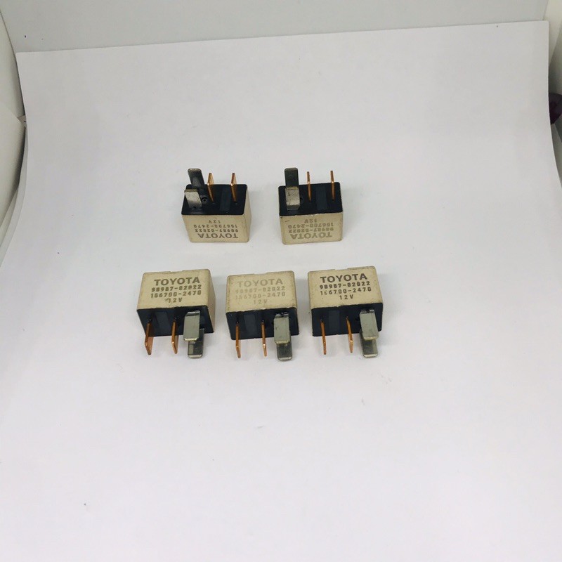 รีเลย์สีเทาสำหรับรถ Toyota สำหรับพัดลมและงานทั่วไป ของแท้ราคา(1ชิ้น ...