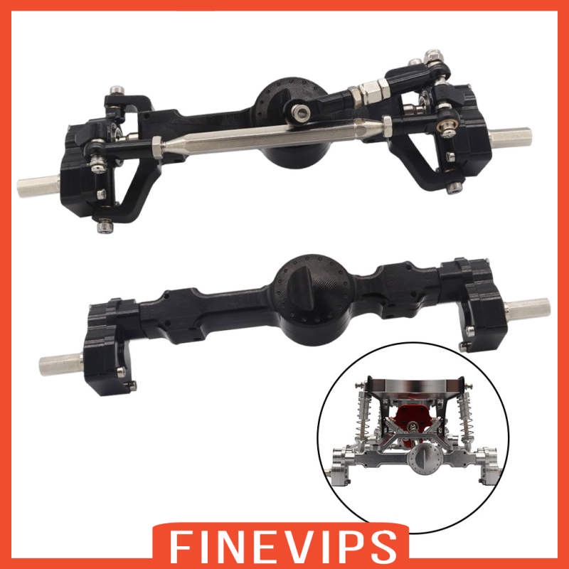 [Finevips] ชุดอุปกรณ์เสริม Rc Axle โลหะ 1:12 Scale Axle สําหรับรถยนต์ ...