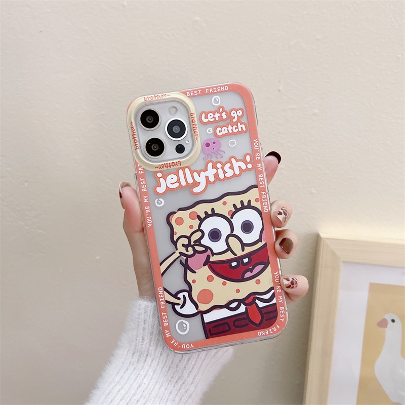 เคสโทรศัพท์มือถือ ลายการ์ตูน SpongeBob SquarePants Potrik Star สําหรับ ...
