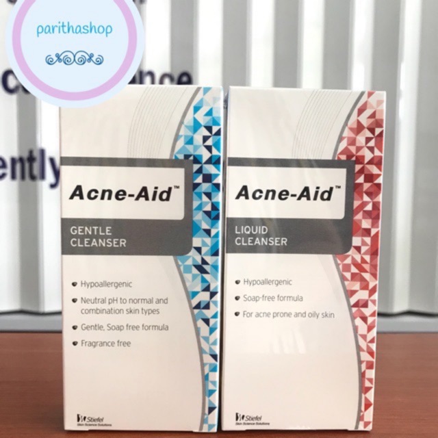 Acne aid Acne-aid 100 ml. แอคเน่เอด แอคเน่-เอด liquid gentle cleanser ...