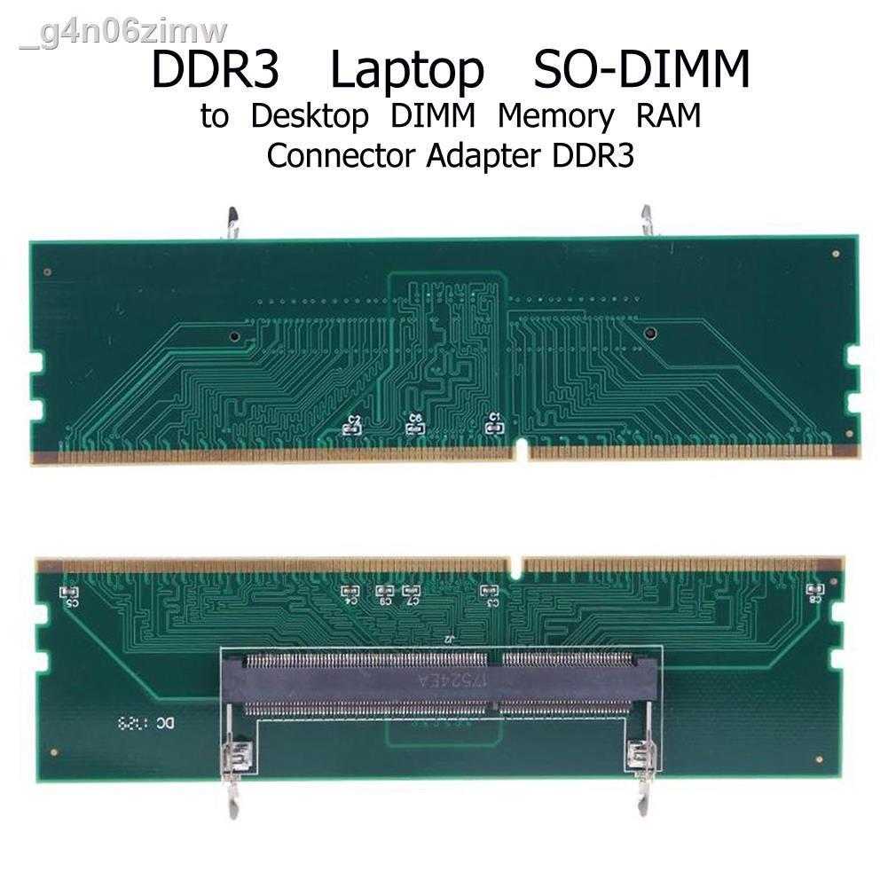 DDR3 Laptop SODIMM Slot to Desktop Memory DIMM Connector Adapter Tester ...