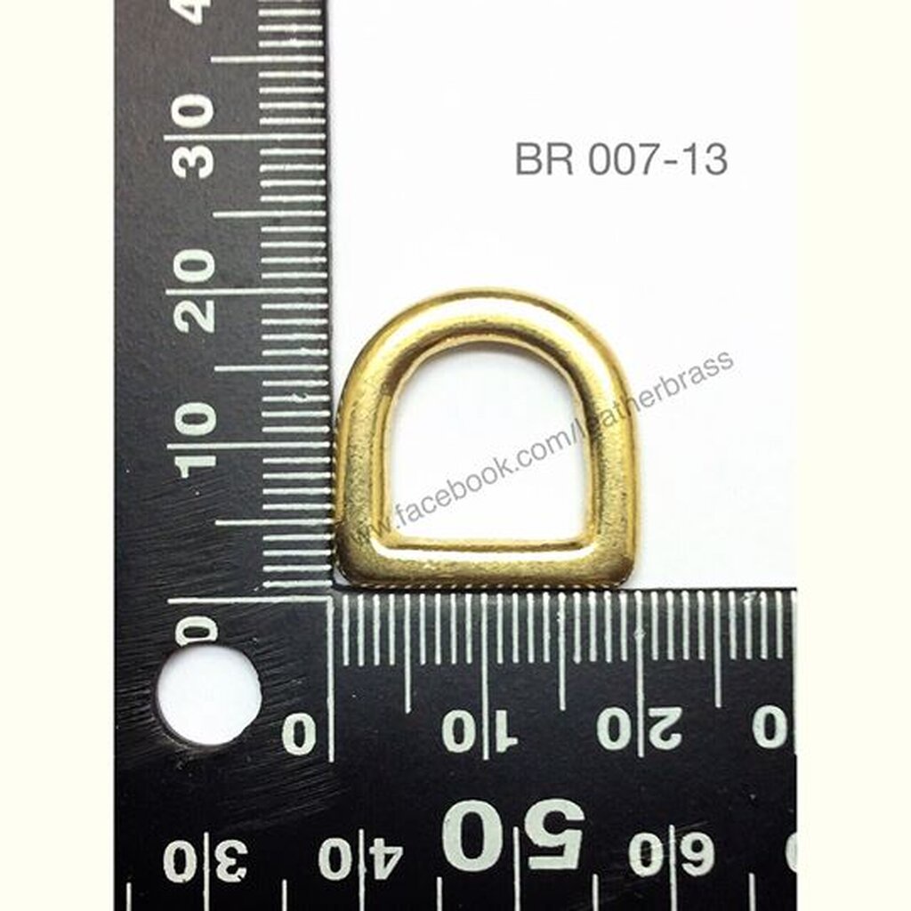 BR007 ห่วงตัวดี อะไหล่ประกอบทำกระเป๋า ราคาต่อชิ้น - leatherbrass - ThaiPick