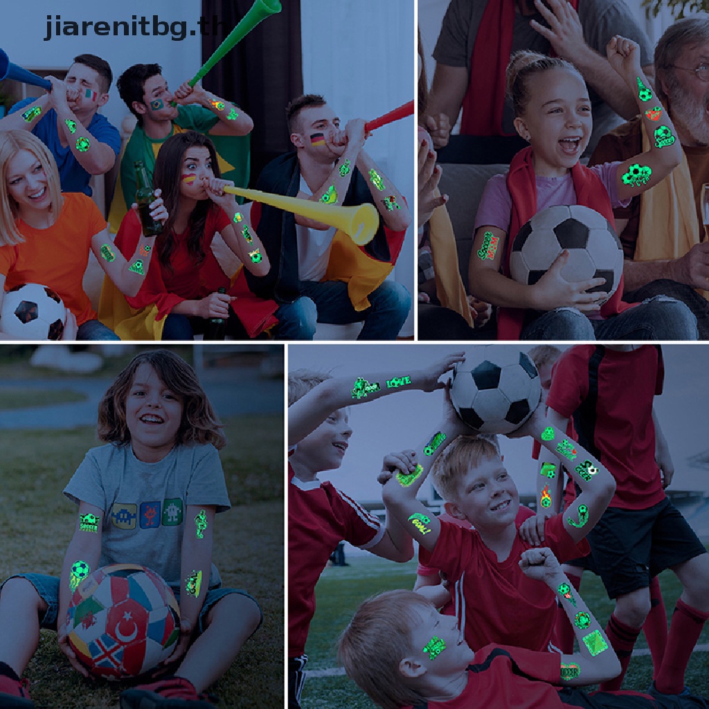 Renbg สติกเกอร์รอยสักชั่วคราว เรืองแสงในที่มืด 2022 10 แผ่น ...