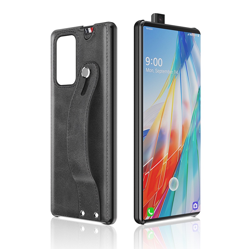 Hand Band Case for LG Wing Wrist Strap Phone holder stand Luxury Coque ...