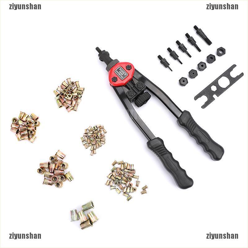(ziyunshan)Easy Automatic Rivet Tool Set Dual-Hand Manual Rivet Nut ...