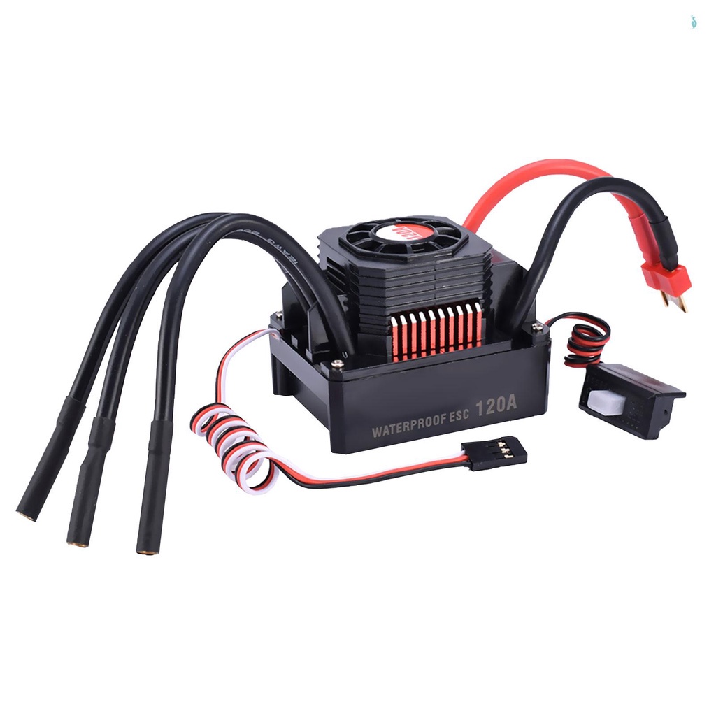 sprcmy120A ESC Electric Speed Controller with Heat Sink Combo Set ...