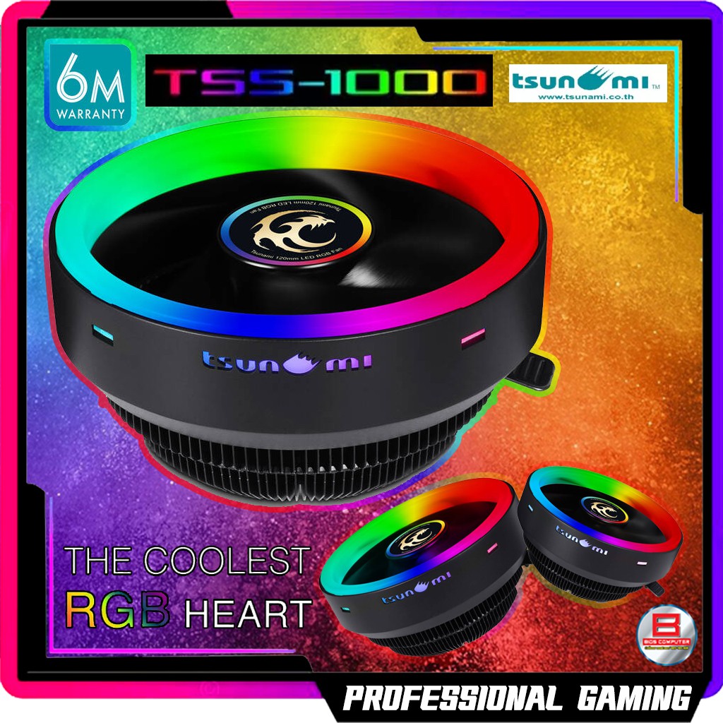 CPU COOLER TSUNAMI TSS-1000 RGB | Shopee Thailand