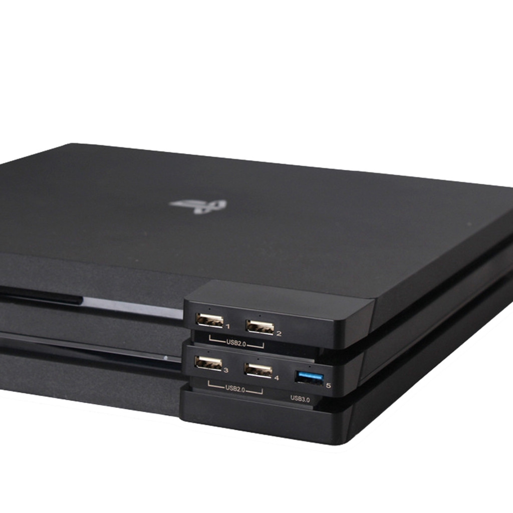 chronic☺USB 3.0 Expansion Adapter HUB Sony PlayStation 4 PS4 Pro Gaming ...