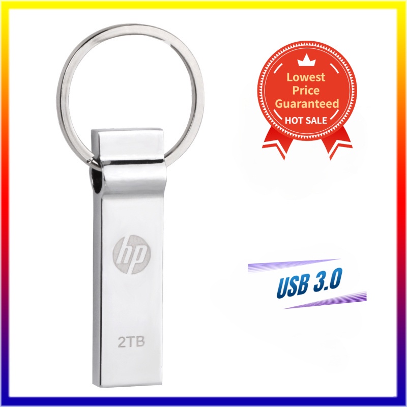 HP 2TB แฟลชไดรฟ์ OTG Flash Drive Waterproof Pendirive U Disk Metal ...