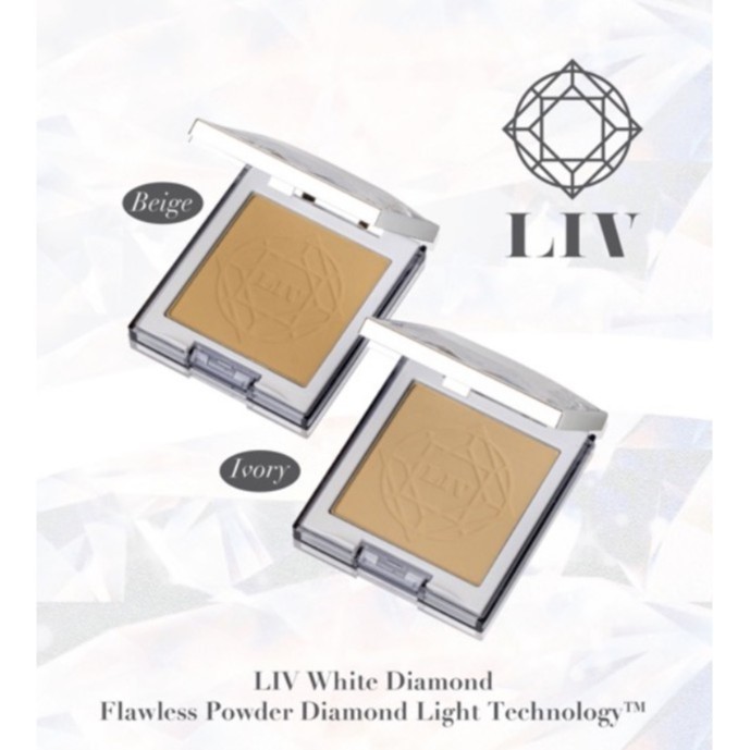 แป้ง LIV White Diamond Flawless Powder ฟรี กันแดด LIV White Diamond DD ...