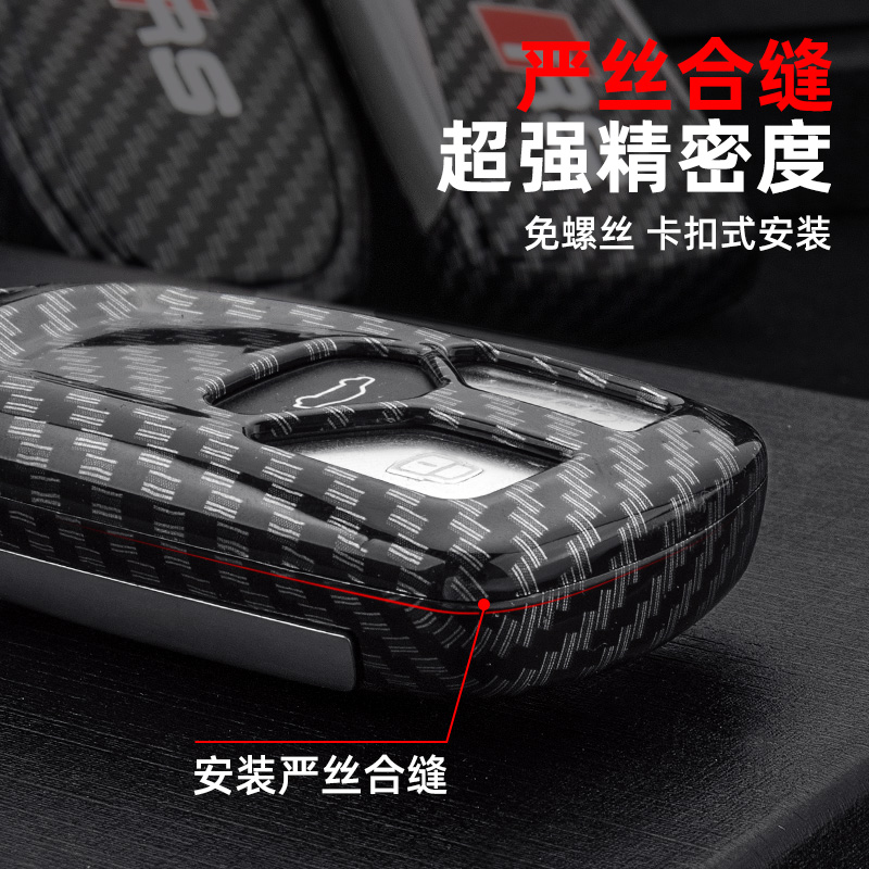 พวงกุญแจรถยนต์น่ารักพวงกุญแจรถมอเตอร์ไซด์พวงกุญแจรถออดี้ A4L ชุดกุญแจ ...