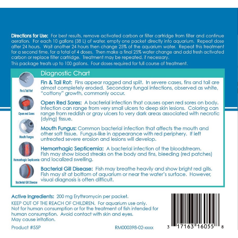 E.M. Erythromycin Freshwater FishAPI - artytal - ThaiPick