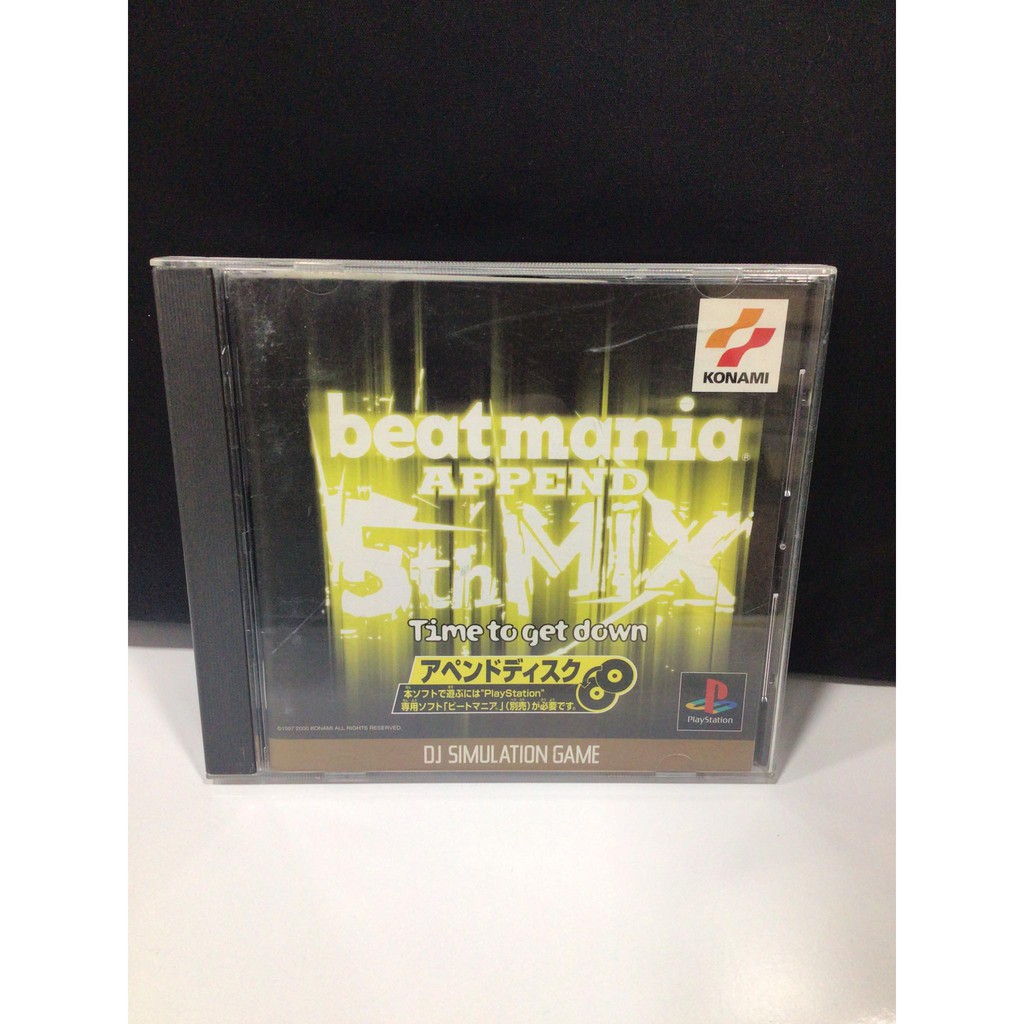 แผ่นแท้ [PS1] beatmania Append 5th Mix - Time to get down (Japan) (SLPM ...