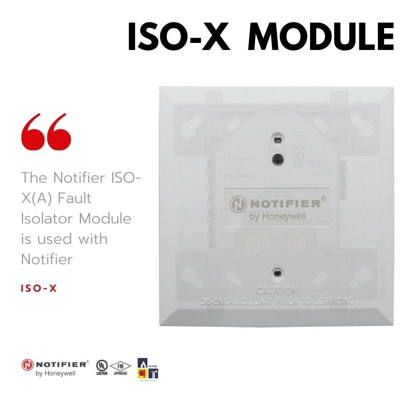 ISO-X Fault Isolator Module is used with Notifier | Shopee Thailand