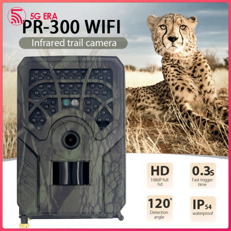 1080P HD 120 Degrees 24MP WIFI Wildlife Trail Cam for Outdoor Home ...