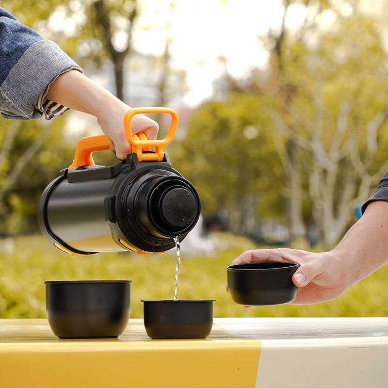 Lock＆Lock（LOCK&LOCK）Portable Thermos Outdoor Stainless Steel Household ...