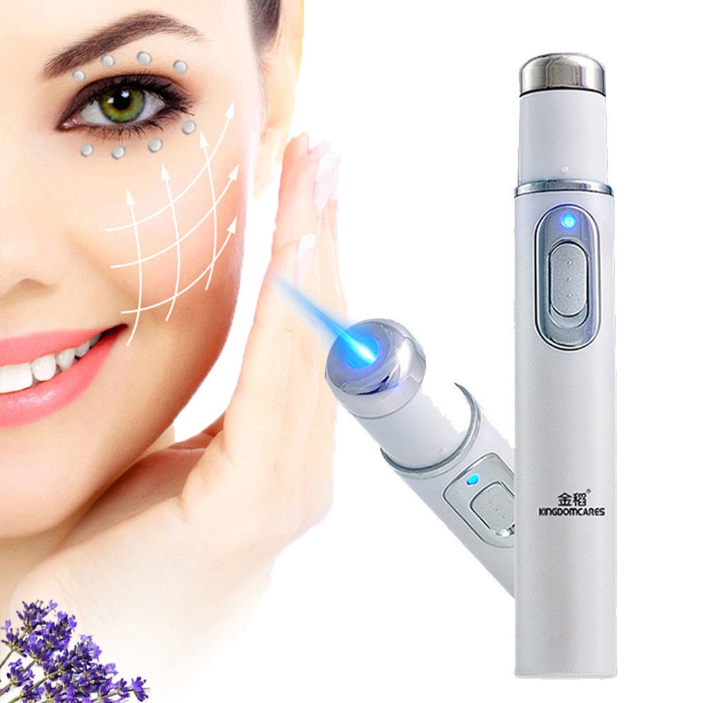 Portable Blue Light Therapy Acne Pen Wrinkle Removal Scar Remover ...