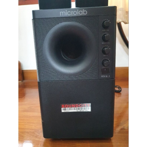 ลำโพง 2.1 Microlab X3 mod ริมดำ Soundcity มือสอง - billieragnarsson ...