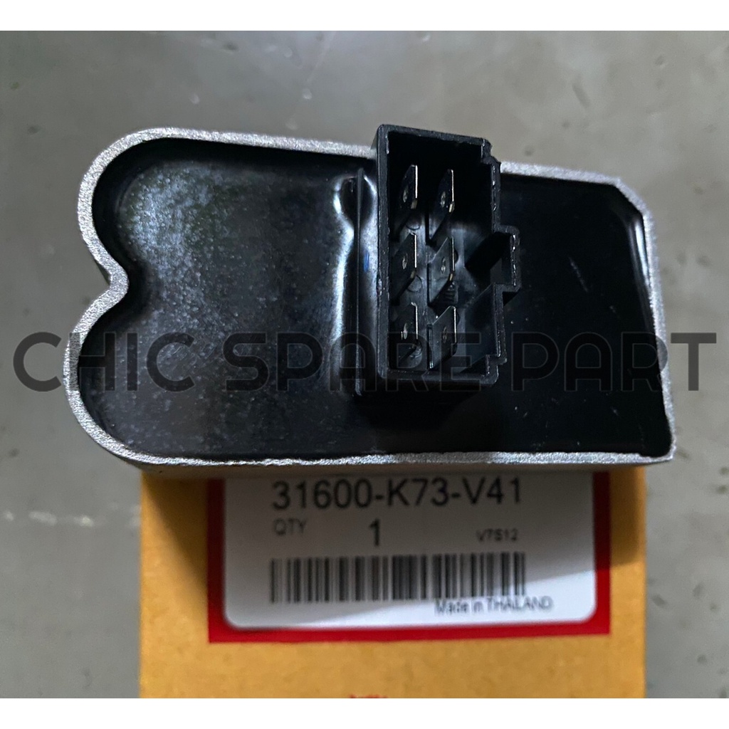 แผ่นชาร์ท รุ่น WAVE110i LED(ปี2018-2021)WAVE125i ปลาวาฬ(ปี2018-2020)31600-K73-V41 - chic.spare ...