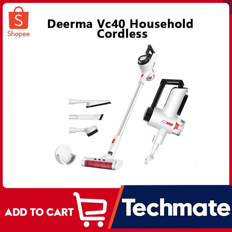 Deerma VC40 เครื่องดูดฝุ่นไร้สาย เครื่องดูดฝุ่นแบบพกพา - techmate1 ...