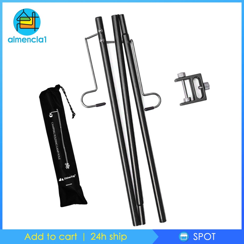 [ALMENCLA1] Outdoor Camping Folding Lamp Post Pole Hanging Lights ...