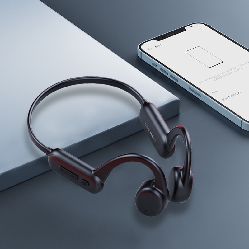 Adzuki bean Bone Conduction Headset Wireless Bluetooth 5.0-compatible ...