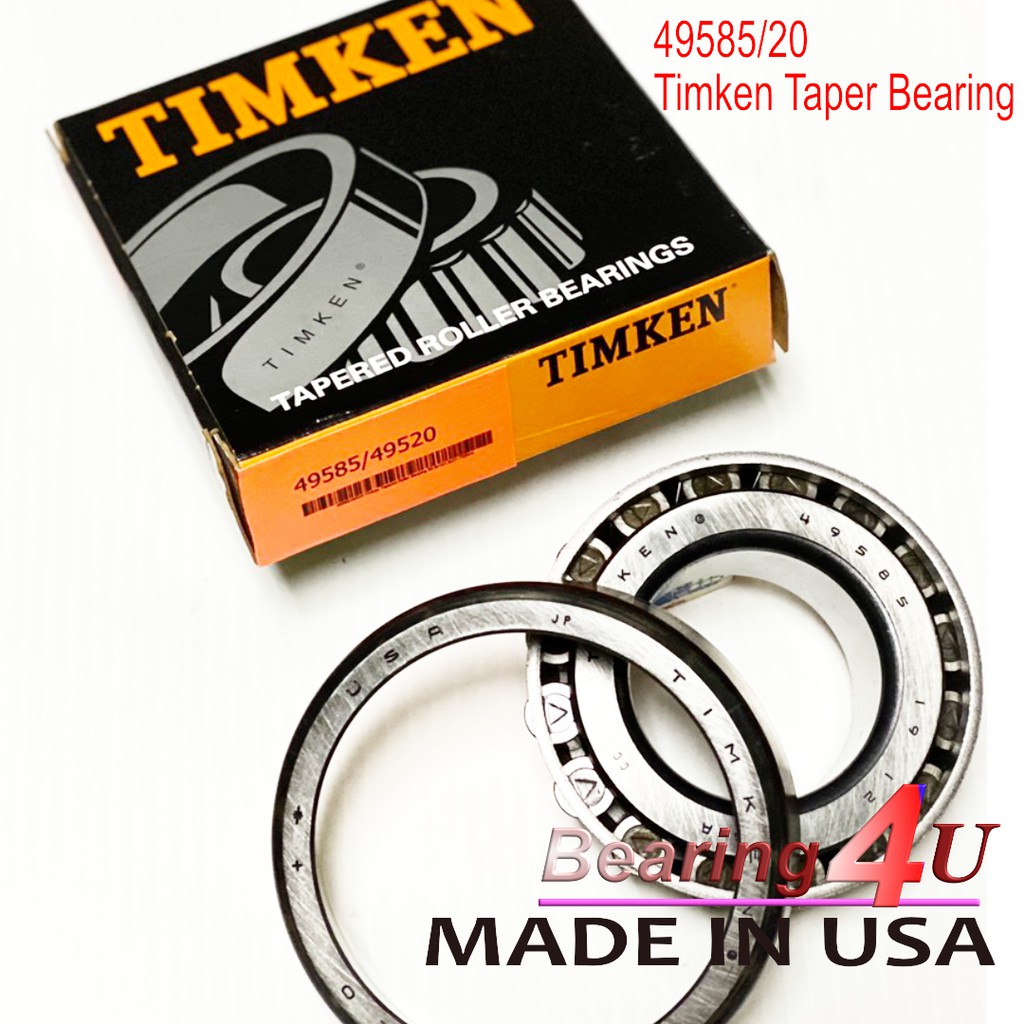 49585/49520 Timken Tapered Roller Bearing 50.8x101.6x31.750mm แบริ่งจาก ...