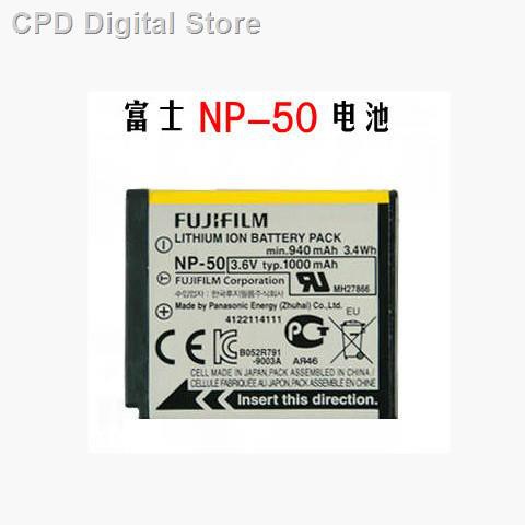 【ที่ชาร์จกล้องดิจิตอล】 ☊แบตเตอรี่ Fuji NP50 F665 F750 F775 F100 F900 ...