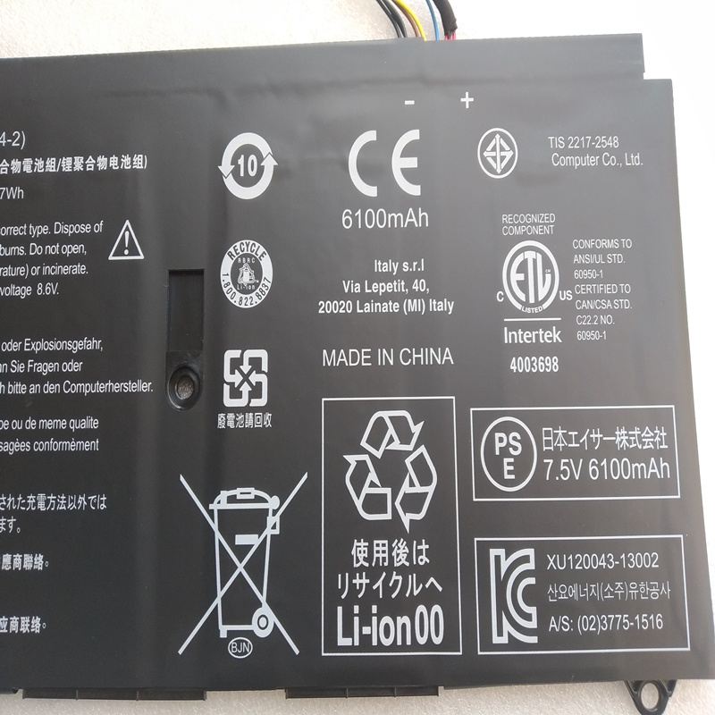 New Genuine AP13F3N Laptop battery For Acer Aspire S7-392-9890 6411 ...