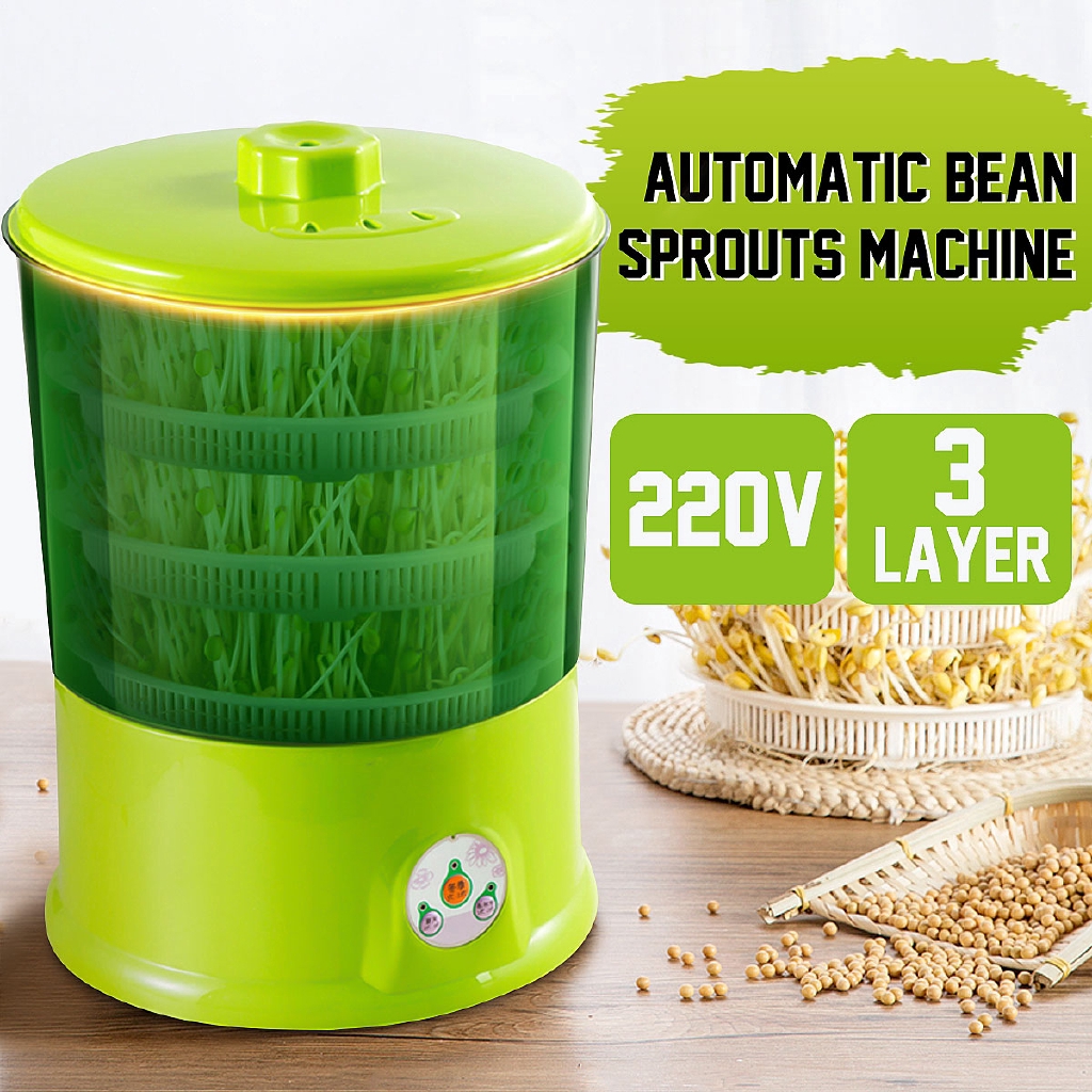 1.5L 3 Layers Ntelligent Bean Sprouts Machine Multifunctional Automatic ...