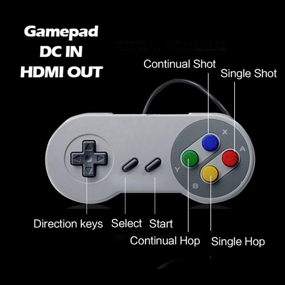 D63 Classic Mini HDMI TV Game Console Double Handle Retro Mini Classic ...