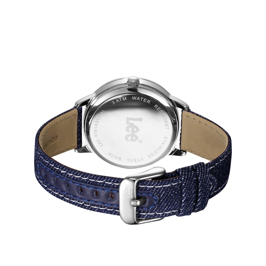 Lee นาฬิกาข้อมือ Metropolitan LEF-F161ASV2-8L แบรนด์แท้ USA สายหนังหุ้ม ...