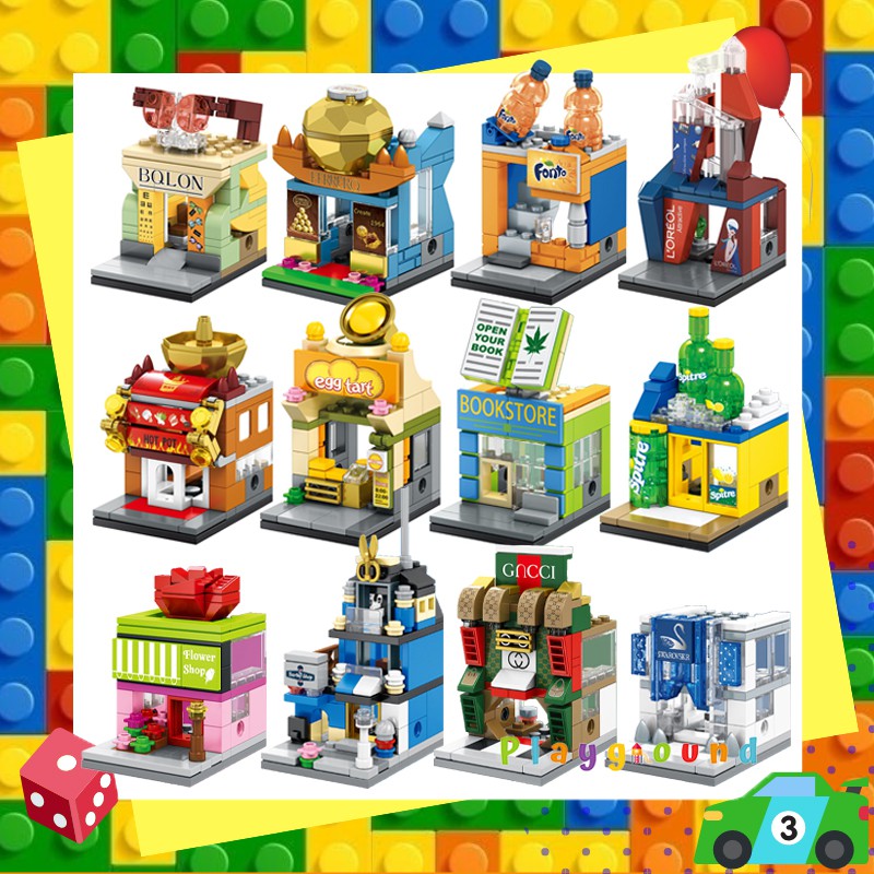 ตัวต่อร้านค้า Sembo Block Micro Street | Lazada.co.th