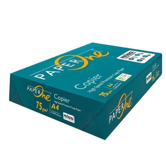 Paperone Hvs กระดาษ A4 75 แกรม one PEFC ใบรับรองกระดาษต่อขอบ (500 แผ่น) - snoopit.th - ThaiPick