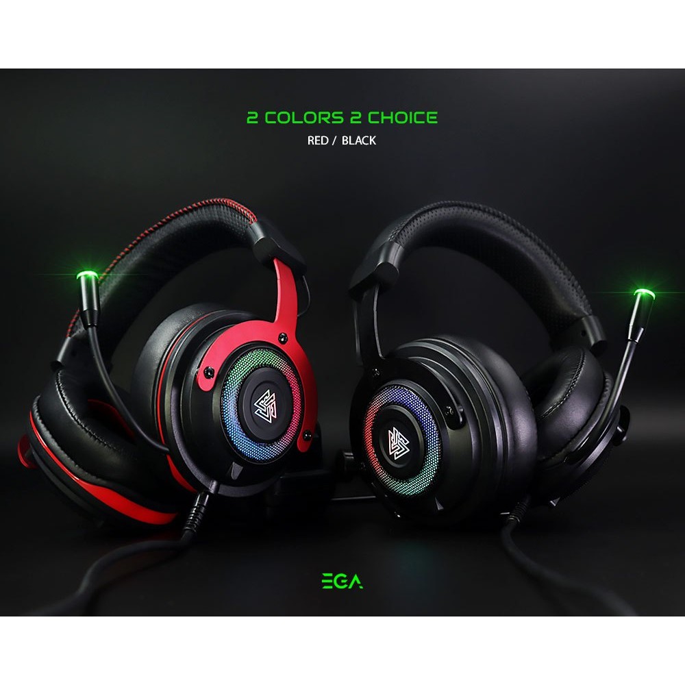 EGA TYPE H7 7.1 Surround Black RGB ปรับแต่งเสียงได้ตามต้องการ ...