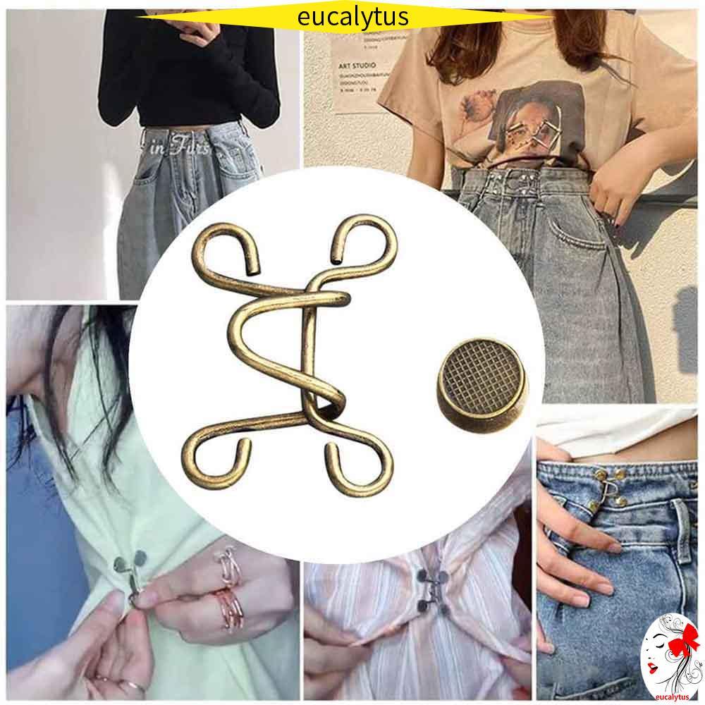 EUTUS???? 27/32MM New Nail-free Waist Buckle Resuable Waist Closing ...