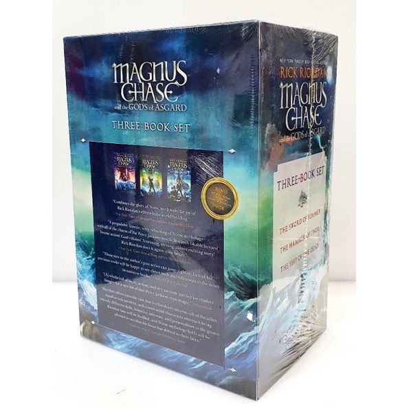 Magnus Chase Boxset included 3 books by Rick Riodan หนังสือภาษาอังกฤษ ...