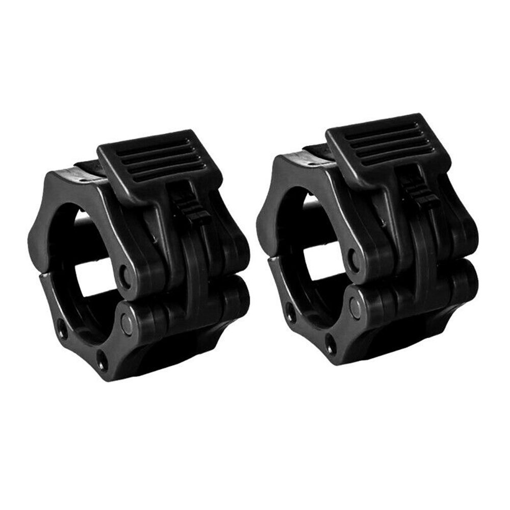 2x Olympic Dumbbell Barbell Bar Lock 1" Weight Clamps Collars Gym ...
