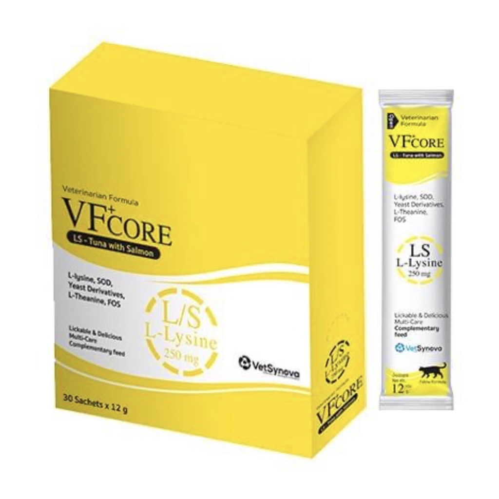 พร้อมส่งทุกสี VFcore อาหารเสริม รูปแบบขนมแมวเลีย ไลซีน แมวเลีย อาหาร ...
