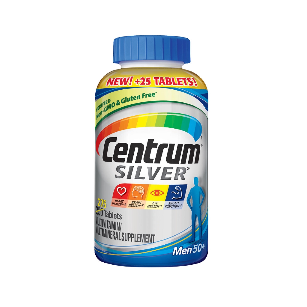 พร้อมส่ง Centrum Silver Men and Women 50 ขนาด 275 เม็ด มัลติวิตามิน ...