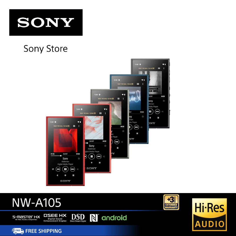 SONY NW-A105 Walkman Hi-Res Andriod Walkman | Shopee Thailand