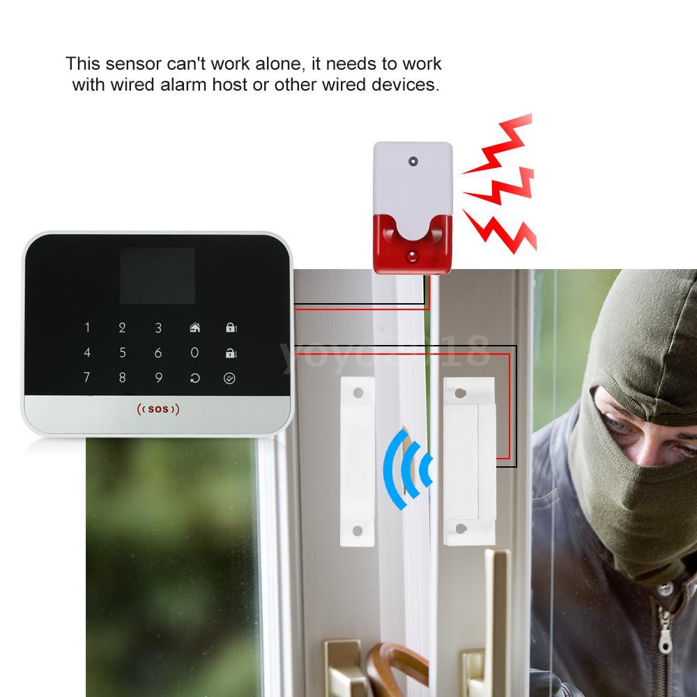 Inthehot Wireless Magnetic Sensor Door/ Window Entry Safety Security ...