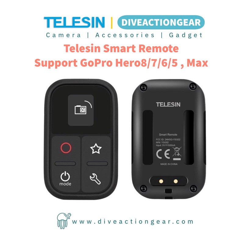 รับประกัน 1 ปี Telesin Wifi Smart Remote Control กล้อง GoPro ทุกรุ่น ...