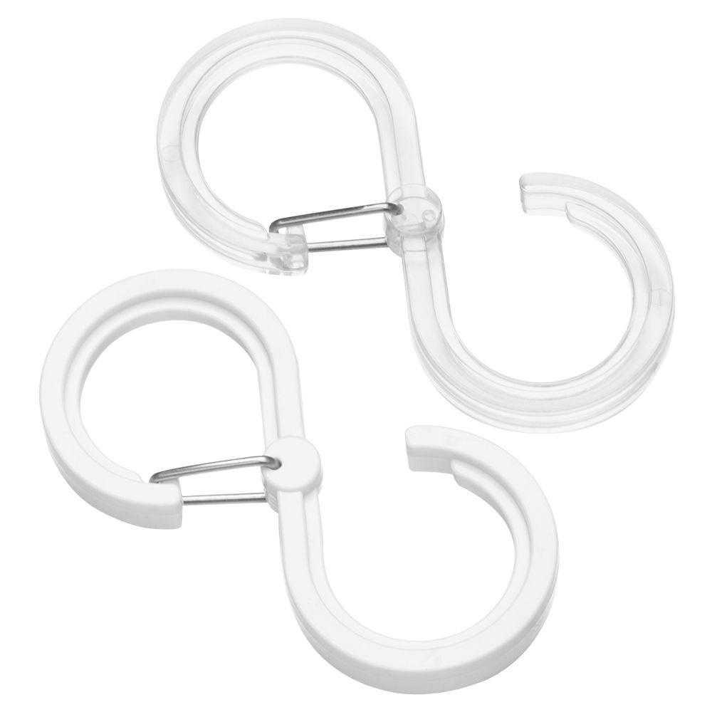 JANE 8Pcs/pack Durable S-Shape Hooks Household Cloth Hanger Hanging ...