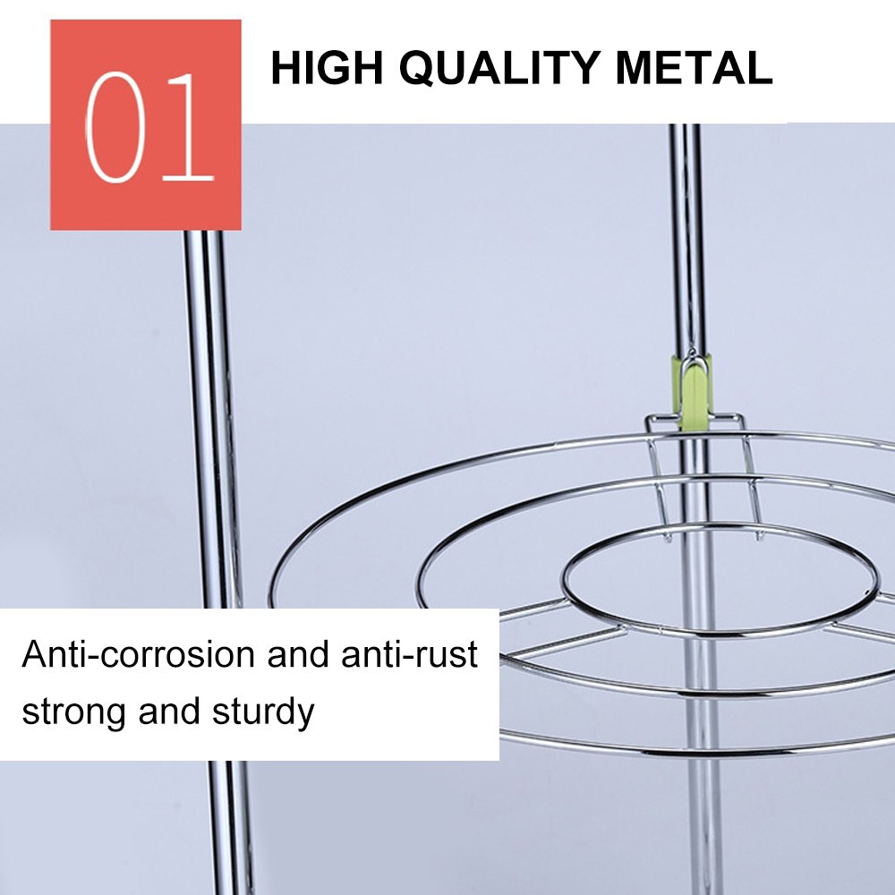 [FAST DELIVERY] Stainless Steel Multi-layer Kitchen Storage Rack Pot ...