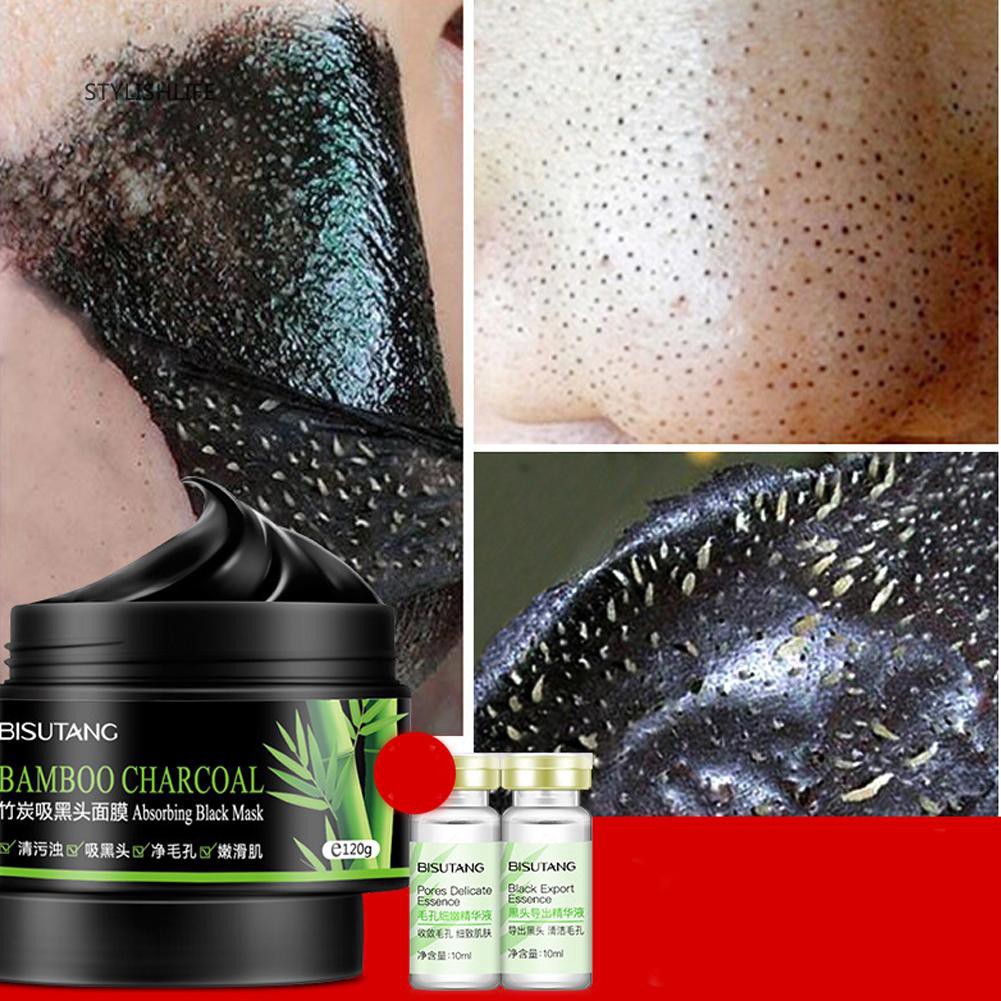 ♡SL Volcanic Mud Blackhead Removal Face Mask Pores Export Essence Care ...