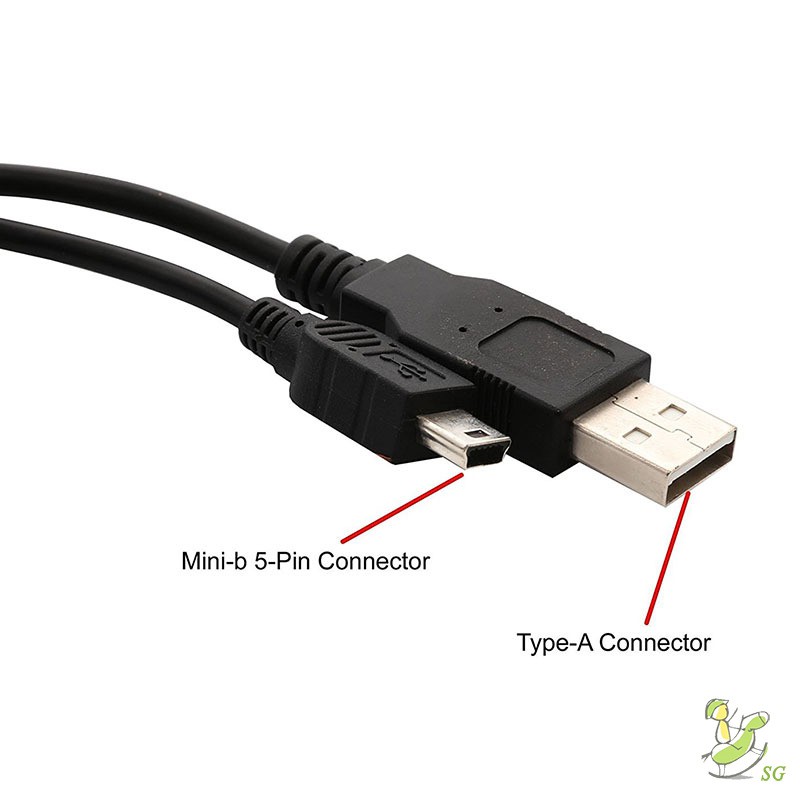 Sg Dual Usb 2 . 0 รูปแบบ A To Usb Mini 5 - Pin B 1 Y สายไฟ - sugarbaby ...