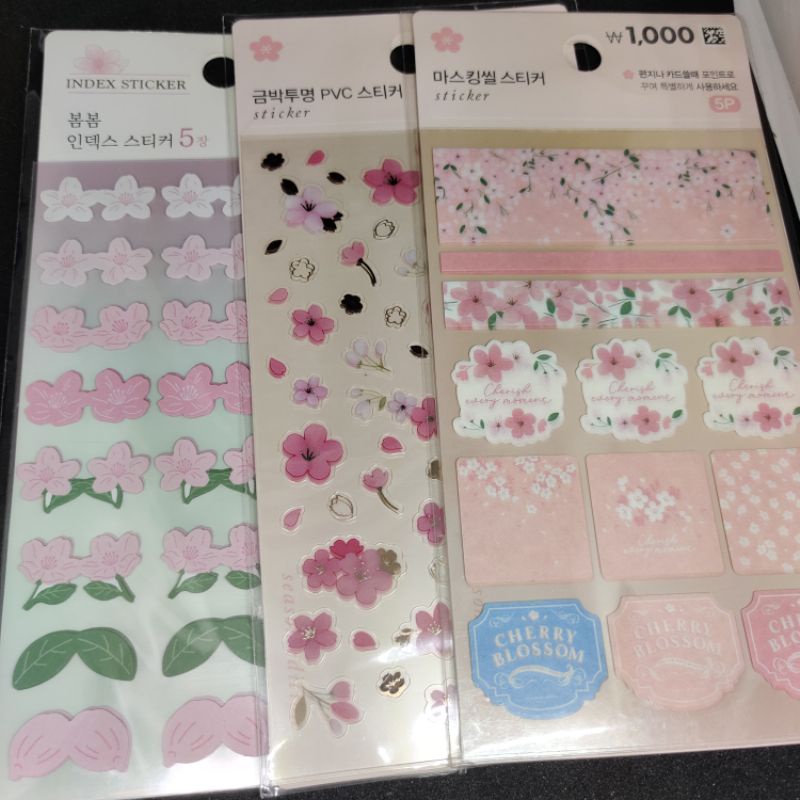 Daiso Korea Sticker สติ๊กเกอร์ตกแต่ง ไดโซะเกาหลี | Shopee Thailand