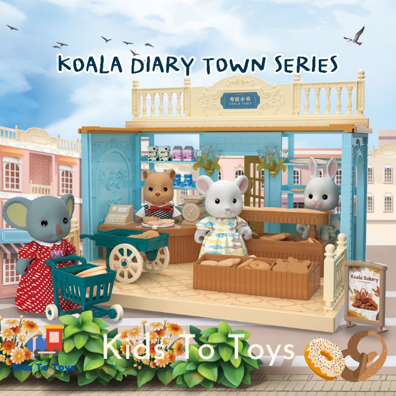 พร้อมส่ง Koala Dairy Town Series ชุดร้านค้าในเมือง - kidstotoys - ThaiPick